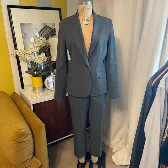 J. Crew | Other | J Crew Gray Suit In Excellent Condition | Poshmark
